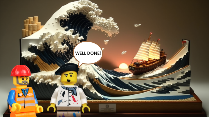 LEGO® Work on Display in the USA - We Languages